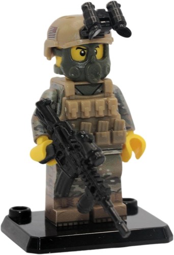 US Army OCP Chemical Warfare Soldier Custom made with real LEGO ...
