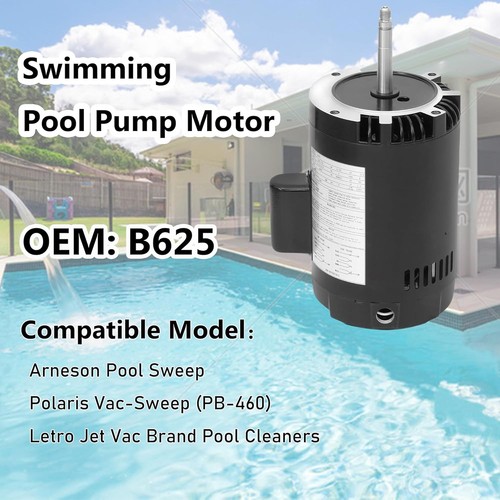 B625 3/4HP 3450RPM 115/230V Pool Booster Pump Replacement Motor For PB4 ...