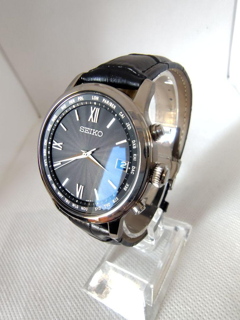 Seiko Brightz World Time Solar Radio Titanium Model 7… - Gem