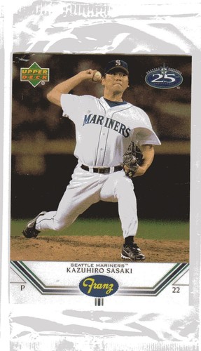 2002 Upper Deck Franz Seattle Mariners #11 Kazuhiro Sasaki Seattle ...