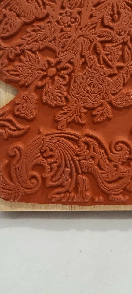 Stampin Up Floral Flowers Motif Scroll Rubber Stamp Scrapbook | eBay