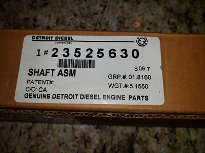 Detroit Diesel 23525630 Rocker Arm Shaft! New in box! FAST SHIPPING! | eBay
