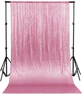 Single Sequin Decoration Curtain Shiny Beauty 4ft x 6ft Backdrop Pink ...