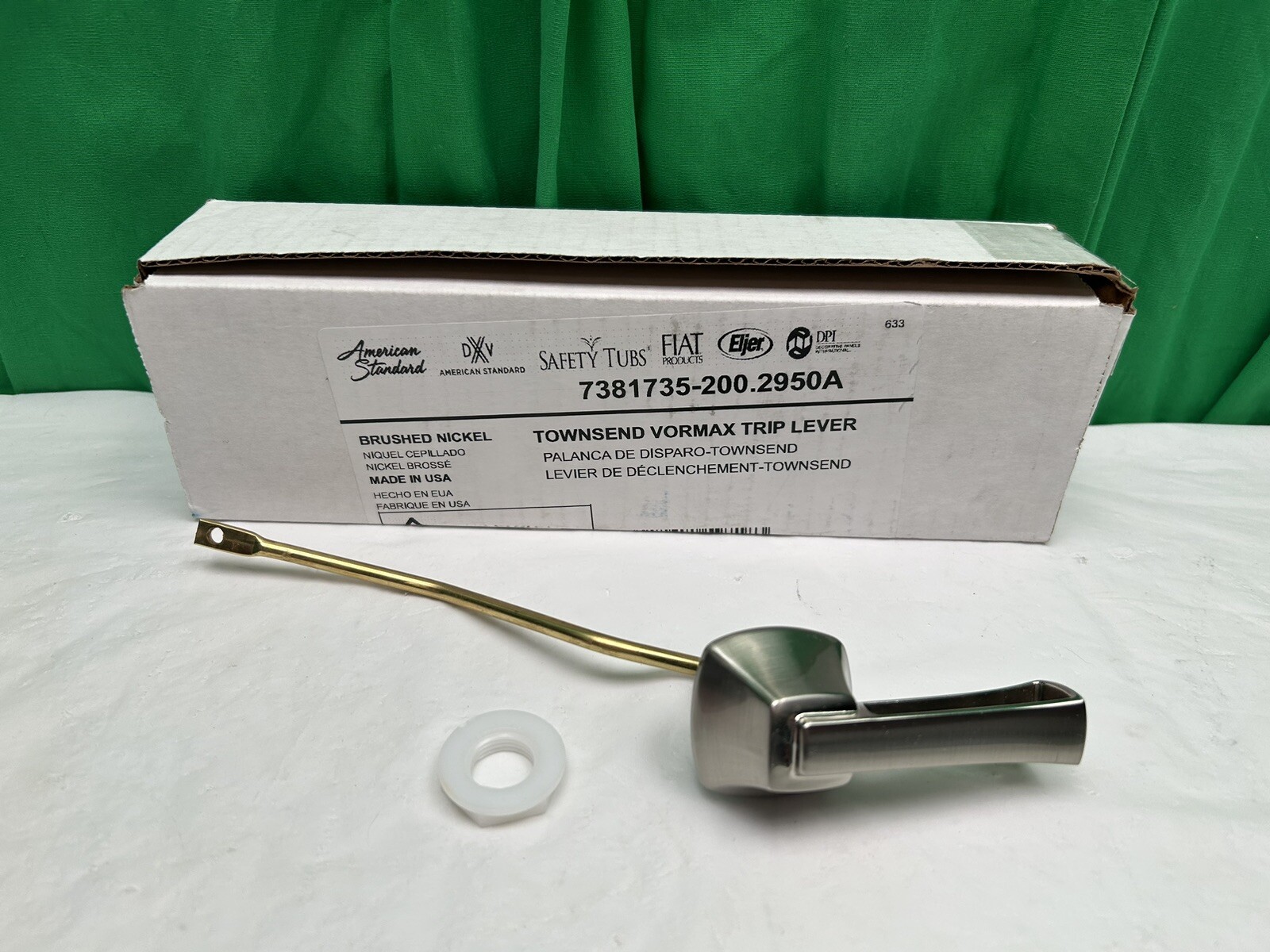 American Standard 7381735-200.2950A Left-Hand Bidet Handle Trip Lever ...
