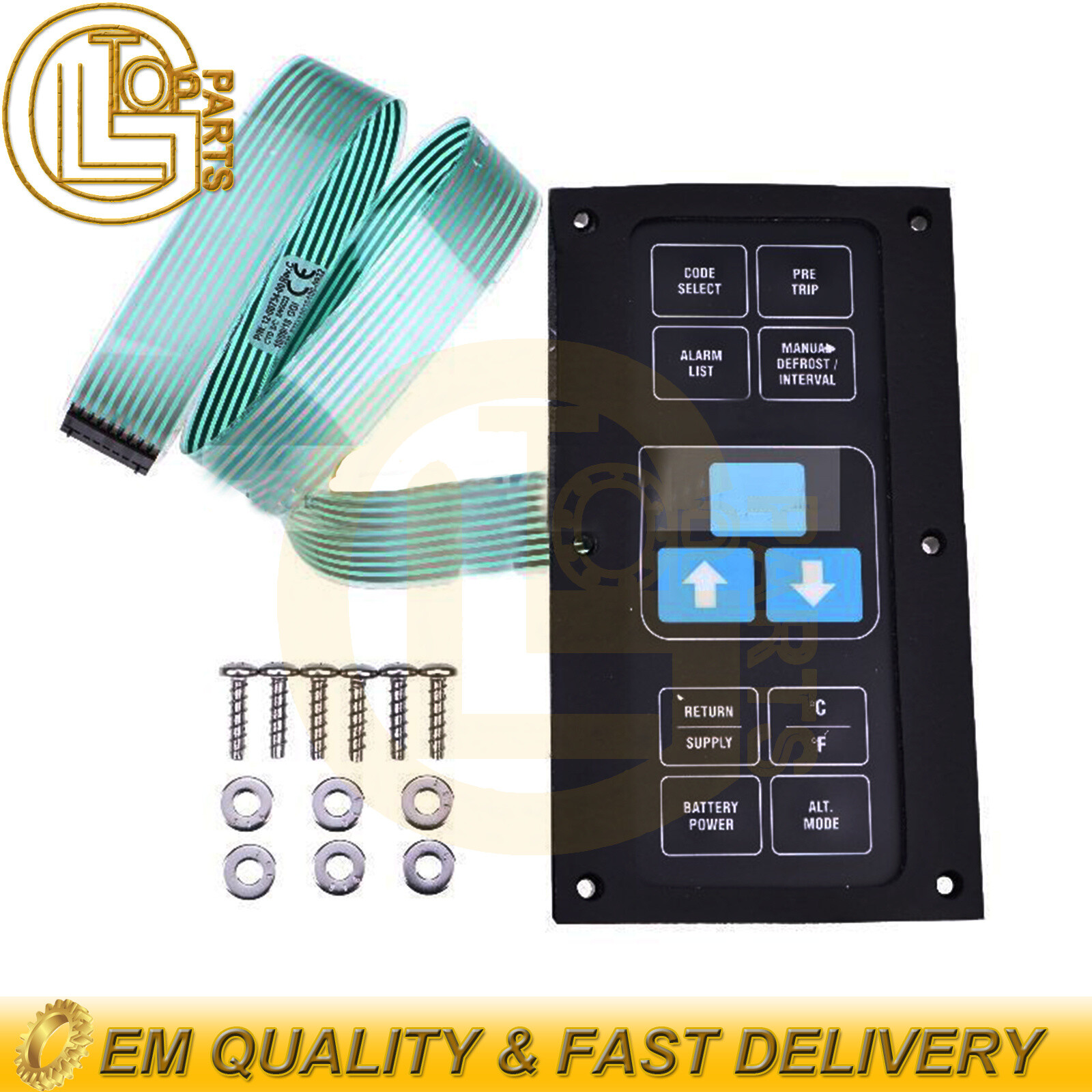 Keypad Assembly 79-66669-04 for Reefer Carrier Transicold ThinLINE ...