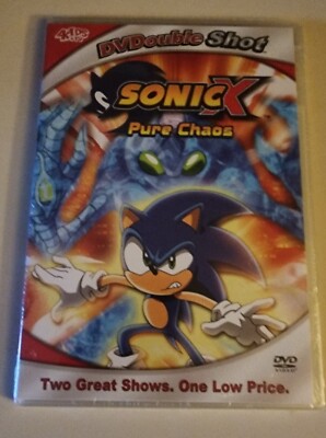 Sonic X: Pure Chaos / A Chaotic Day (DVD) BRAND NEW! SLIM CASE! Sealed ...
