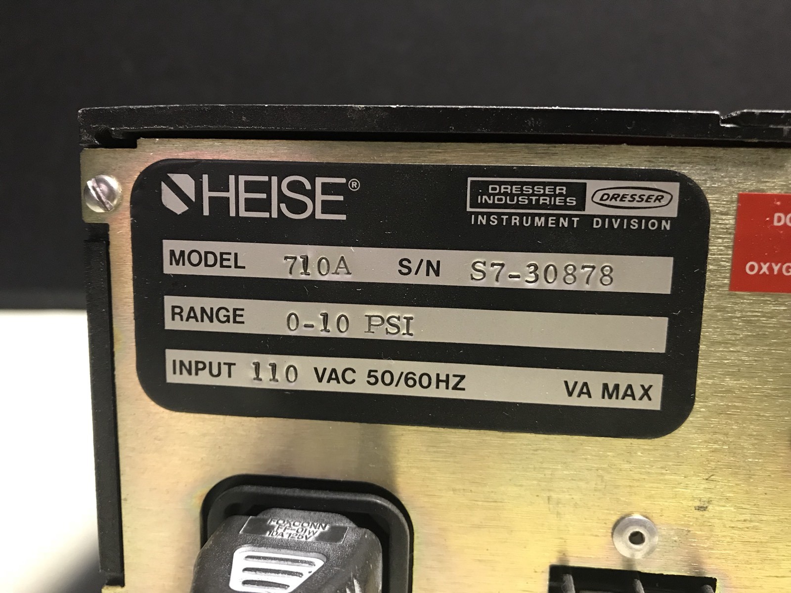 Heise Pressure Indicator 710A 0-10 PSI | eBay