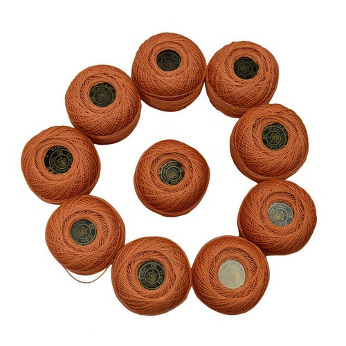 Red Rose Crochet Threads Hand Embroidery Weaving Corss Stitching Balls ...