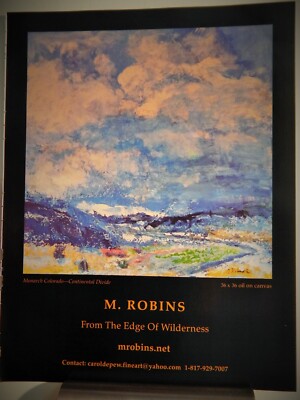 M ROBINS ART PIECE VTG ORIG 2019 ADVERTISEMENT | eBay
