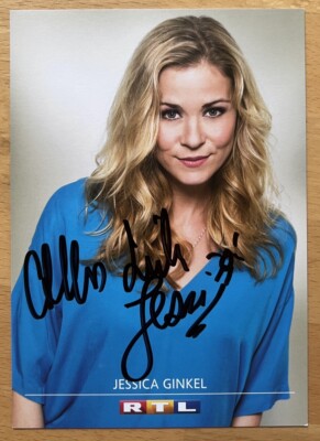 Jessica Ginkel AK RTL Der Lehrer Autogrammkarte original signiert | eBay.de
