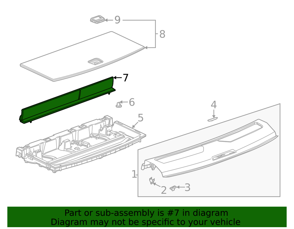 Genuine GM Front Trim 85597145 | eBay