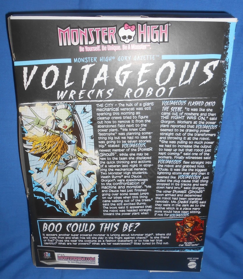 Monster High Doll Power Ghouls Complete Set & SDCC Webarella 2012 NRFB ...