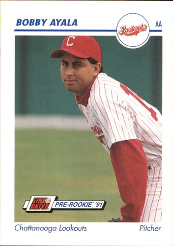Bobby Ayala 1991 Line Drive AA #153 RC Chattanooga Lookouts ...