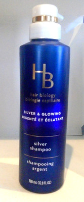 HB Hair Biology Silver and Glowing Purple Shampoo for Silver & Gray, 12 ...