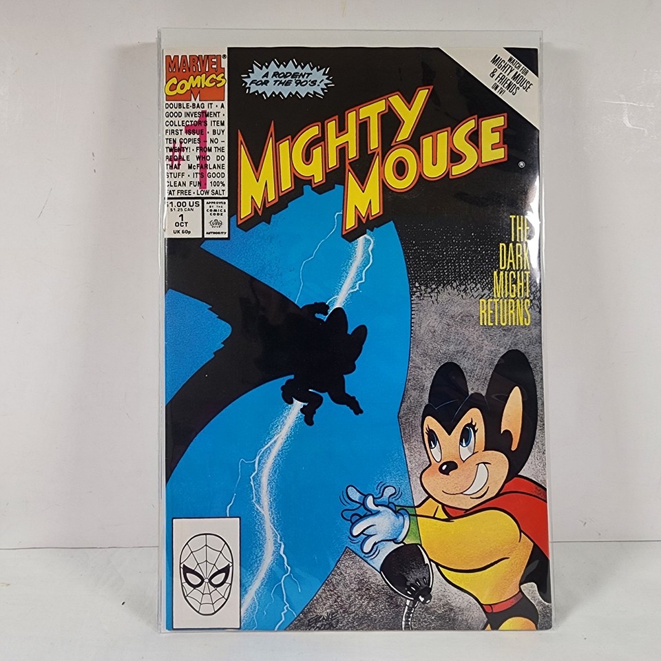 MIGHTY MOUSE #1 1990 MARVEL THE DARK MIGHTY RETURNS | eBay