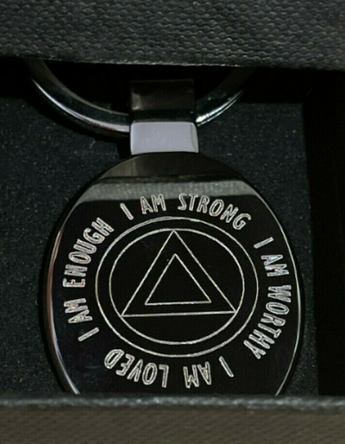 Sobriety AA Recovery Addiction Sober Gift Set Pocket watch Pin Badge ...