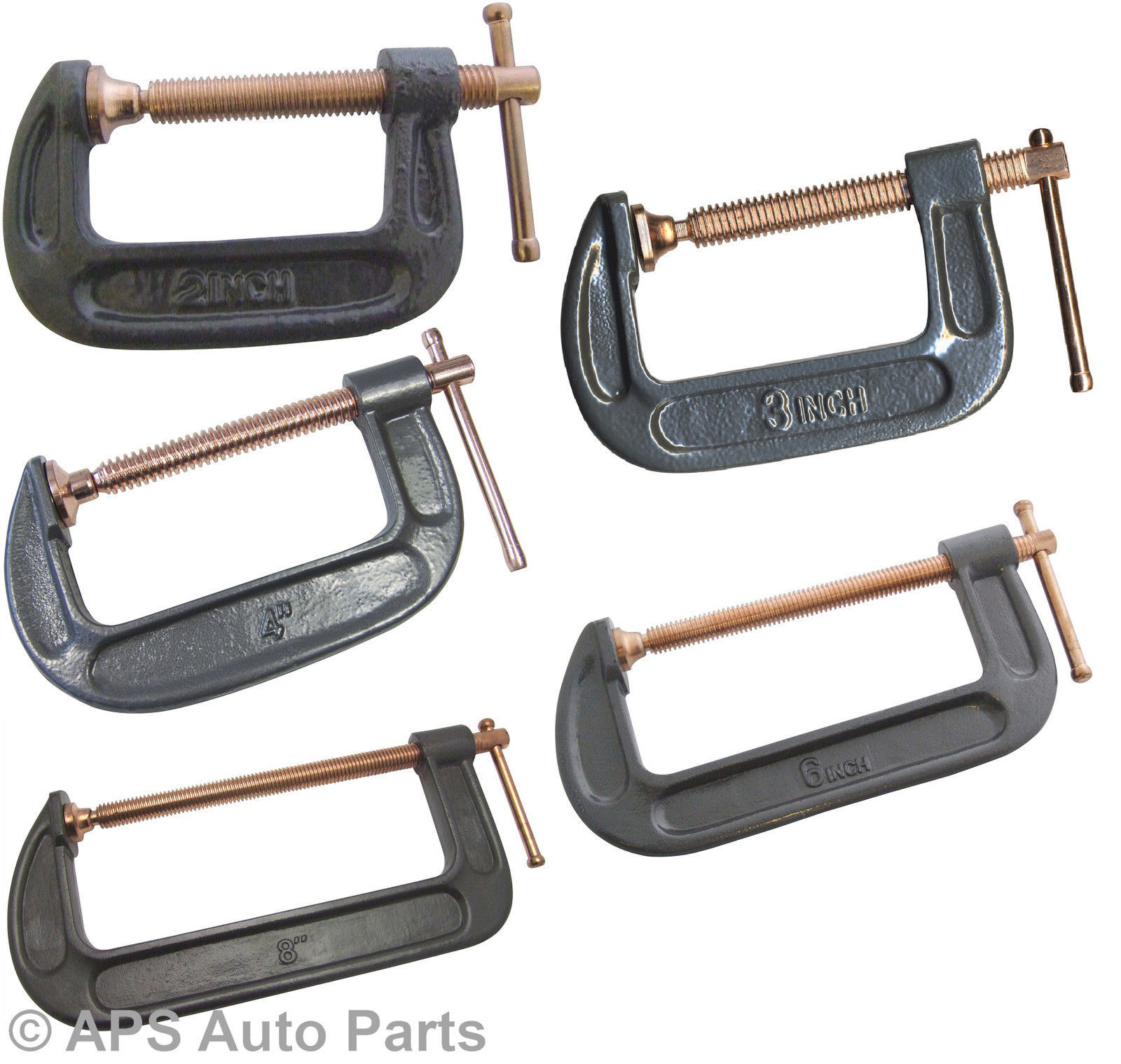 Amtech W5700 Heavy Duty G Clamp 3-inch 1 One Size for sale online | eBay UK