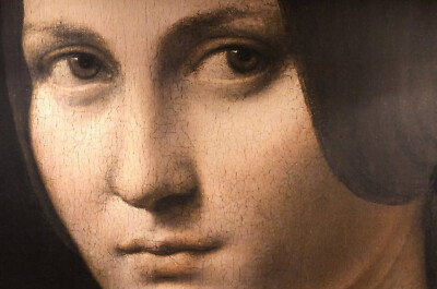 Modern Postcard: Detail from Leonardo da Vinci's La Belle Ferroniere ...