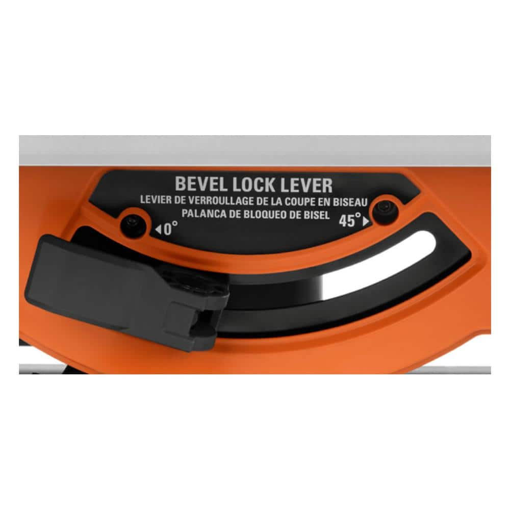 RIDGID 15 Amp 10 In. Portable Corded Jobsite Table Saw with Folding ...