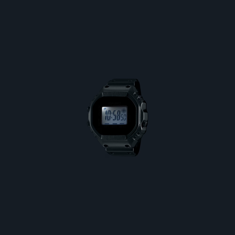 Casio Ring Watch 50th Anniversary Silver CRW-001-1JR w/Size adjusting ...