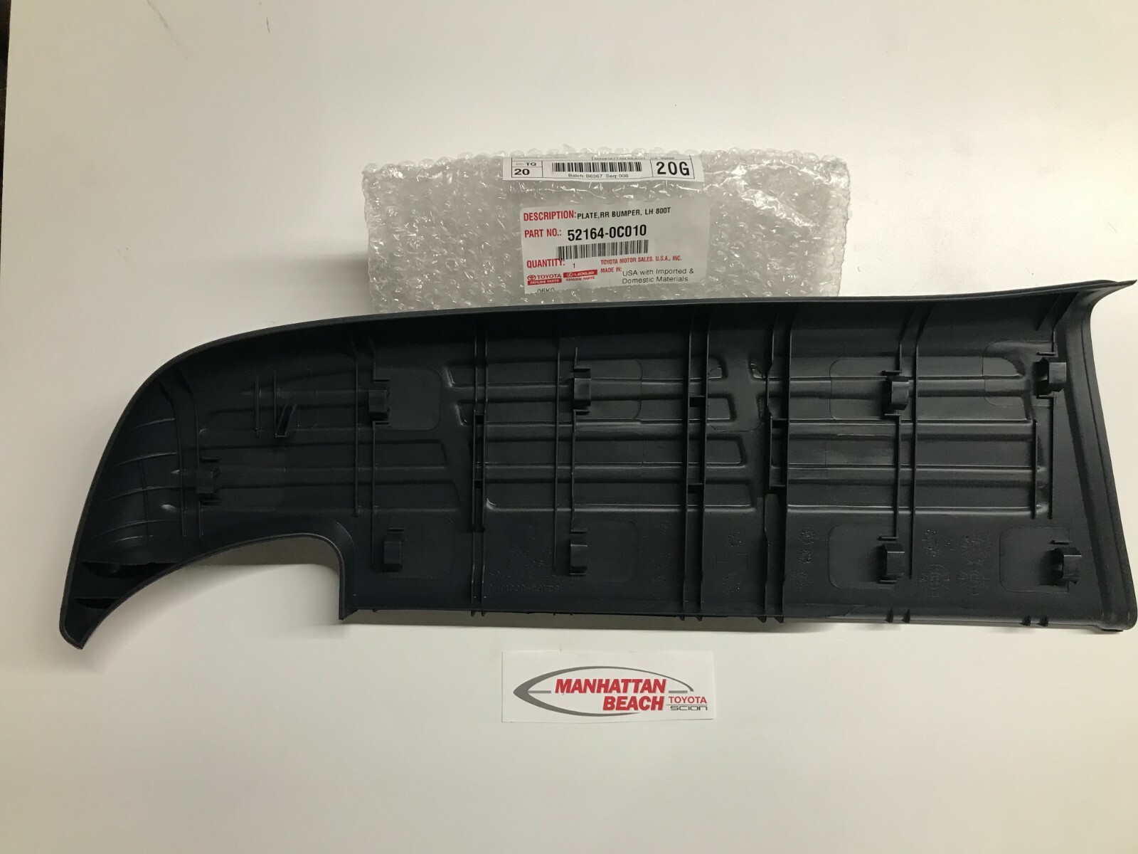 2000-2006 TUNDRA LEFT REAR BUMPER PAD GENUINE TOYOTA 52164-0C010 | eBay