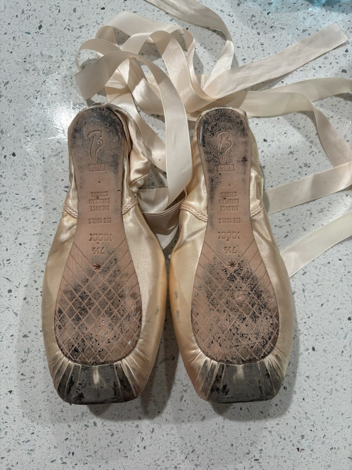 bloch european balance pointe shoes 7.5 4x Fits Like A Size 9 Street | eBay