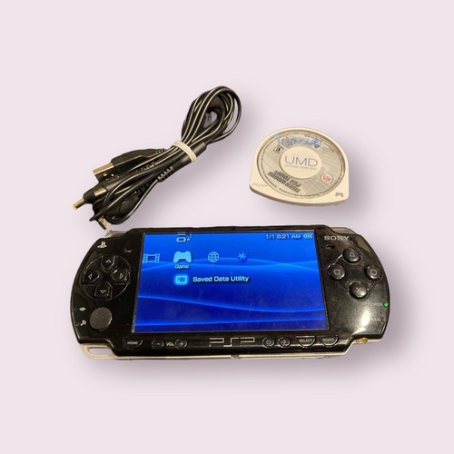 Sony PSP 2001 Console W/ New Battery Charger And PGA Golf Game Tested ...