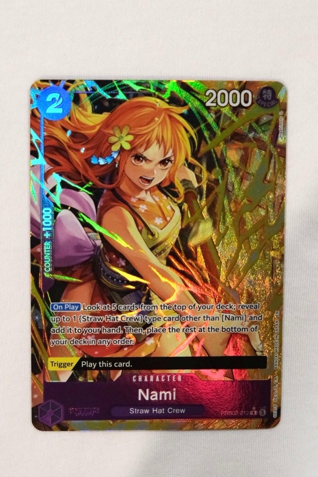 Nami (Alternate Art) PRB02-012 Premium Booster -The Best- Vol. 2 Foil ...