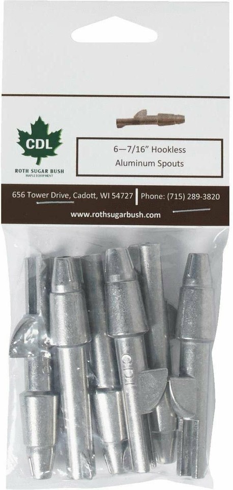 Tap My Trees Maple Sugaring Hookless Aluminum Spout (6-Pack) | eBay