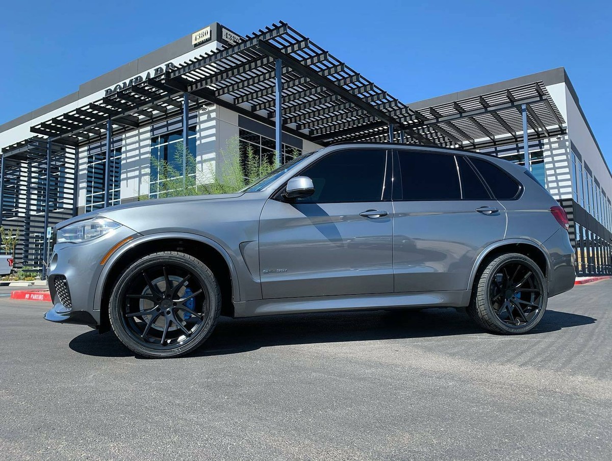 Bmw X5 Black Wheels 2015 BMW X5 Asanti MONARCH Gray | Wheel Pros