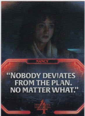 2023 Stranger Things Season 4 Quotes #Q-12 NANCY WHEELER | eBay