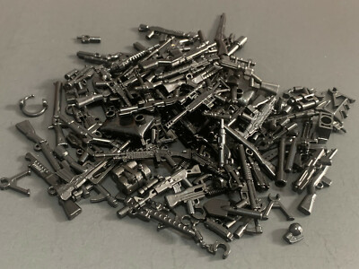 100 PCS WEAPON PACK - Assorted Lot of Weapons Guns, Rifles for Lego ...