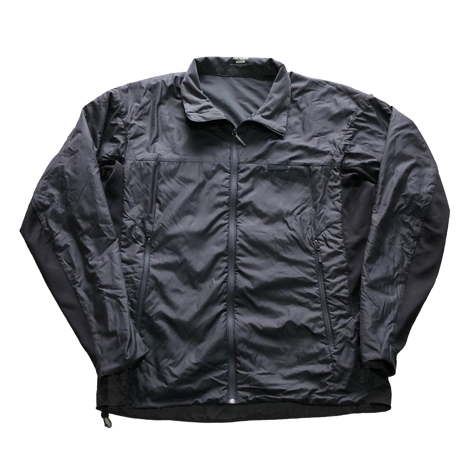 Arcteryx Aphix Puffer Jacket Gray / Black Full Zip Me… - Gem