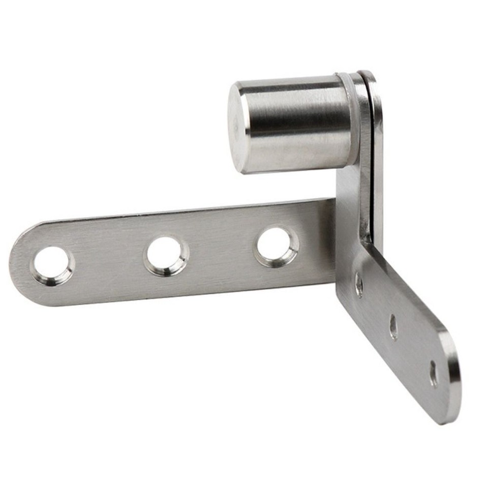 1pair 3mm Thick Rotary Axis Hinges Upper and Lower Shaft Revolving Door ...