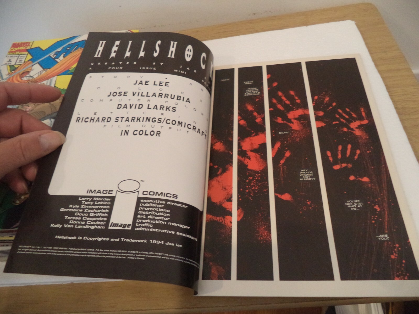 Hellshock Image Comics 1 July Jae Lee Comic Book 1994 B9 | eBay