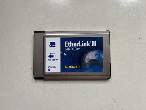 3Com EtherLink PCMCIA Ethernet LAN PC Card 3C589D-TP | eBay
