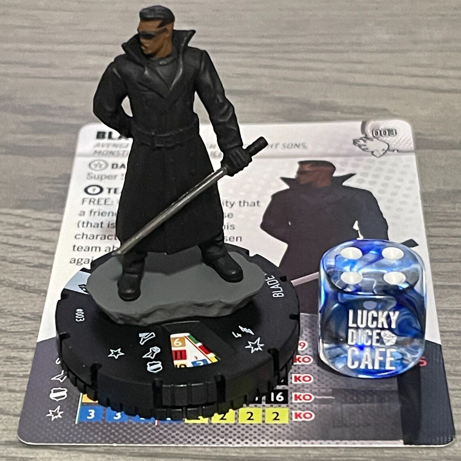 Marvel Heroclix Wheels of Vengeance 003 Blade | eBay