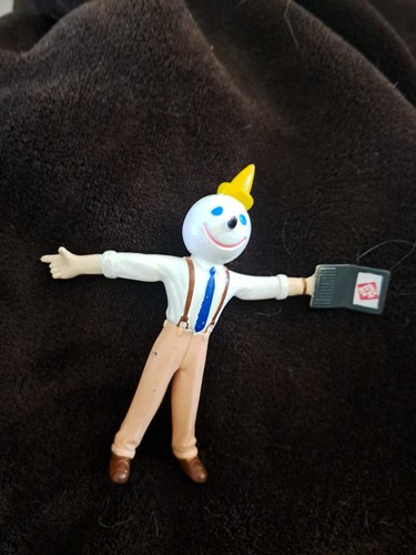 Vintage Jack in the Box Bendable Rubber Figure holding Laptop | eBay