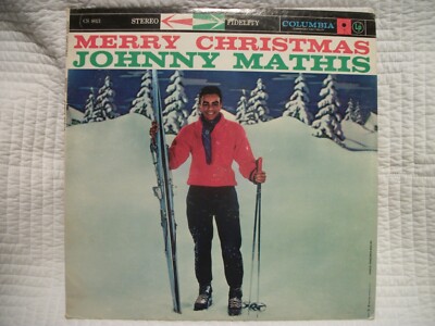 JOHNNY MATHIS MERRY CHRISTMAS VINYL LP RECORD 1958 CS 8021 | eBay