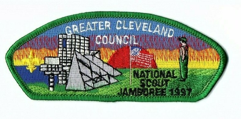 Greater Cleveland Council 1997 National Scout Jamboree Green Border CSP ...