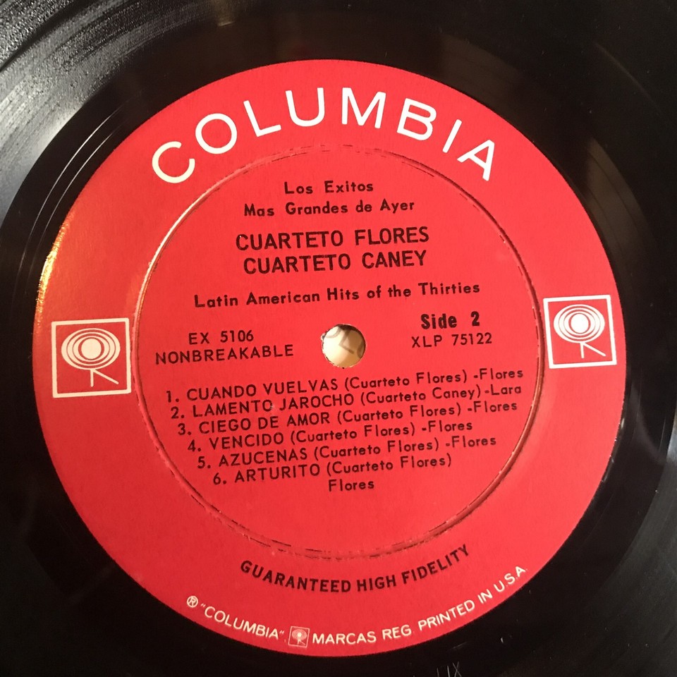 [LATIN]~EXC LP~CUARTETO CANEY~DE PEDRO FLORES~Los Exitos Mas Grandes De ...