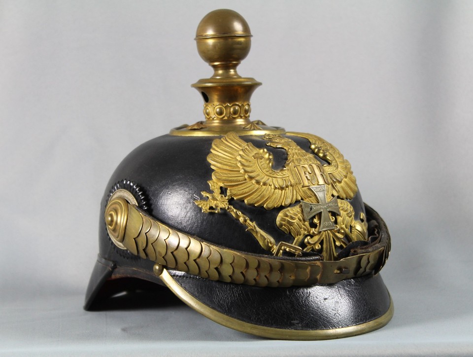 Pickelhaube 1wk helm casque a pointe spiked helmet ww1 | eBay