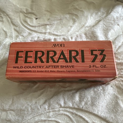 Vintage Avon 53 Ferrari Wild Country After Shave 2 fl oz | eBay