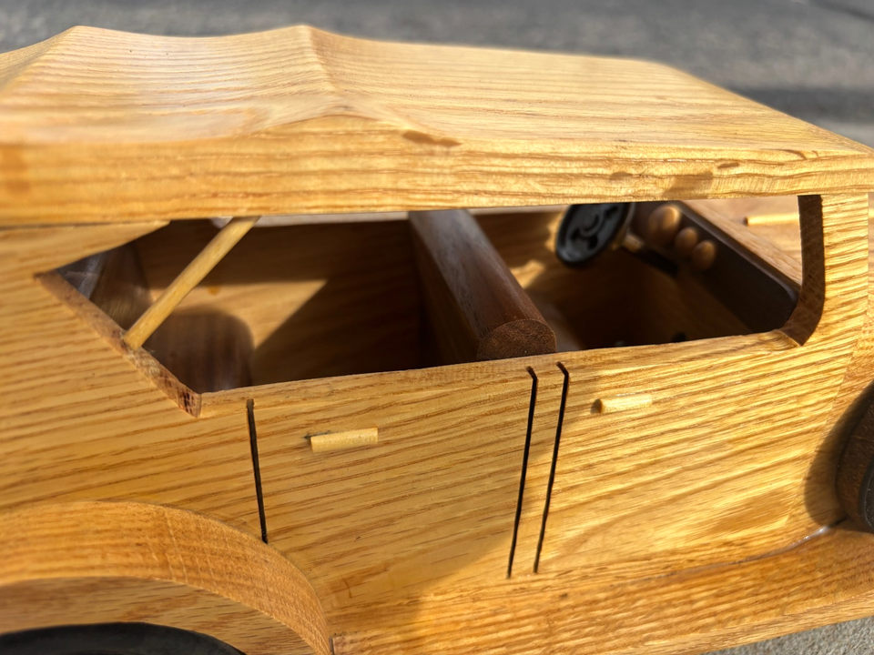 VTG! Large Wooden Custom Hand Made 1920's 1930's Phaeton Coach Car ...