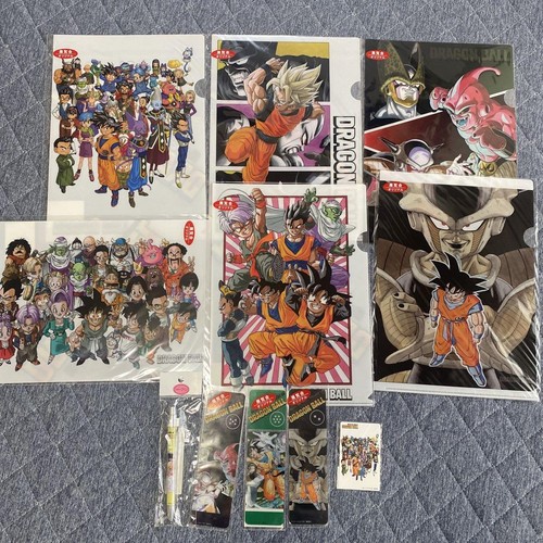 Dragon Ball Exhibition Limited Goods Set Clear Files Bookmarks Cards ...