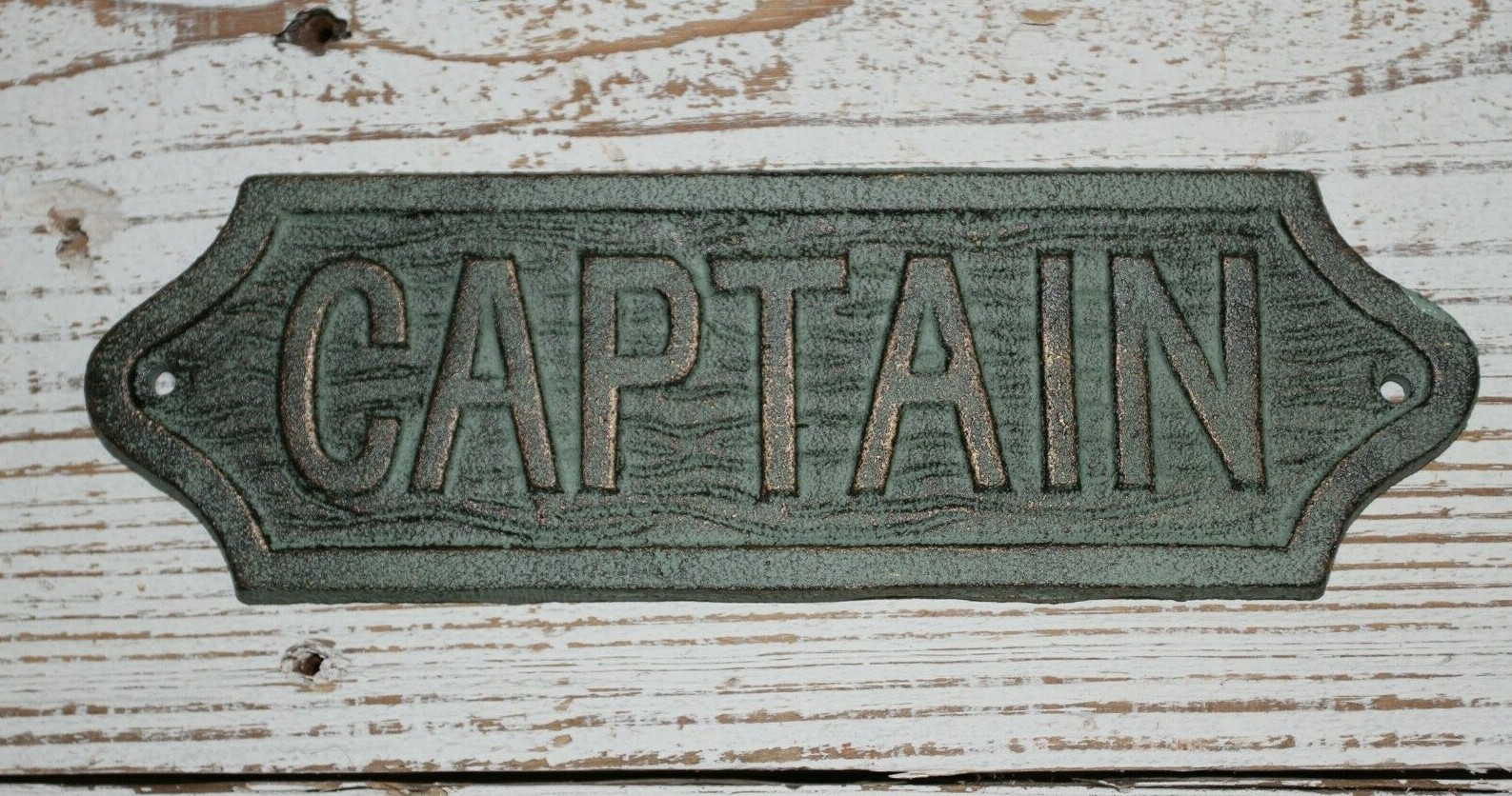 Gift For Boat Captain, Cast Iron Wall Plaque, 8 1/2 inch, BL-47 | eBay