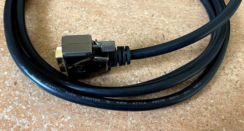 ULTRA DisplayPort Cable E301195. AWM. Style 20276. HDMI Cable. 6 feet ...