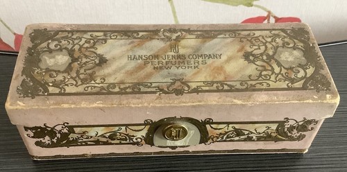 Antique Perfume Box Hanson Jenks Company Perfumers New York Cologne Box ...