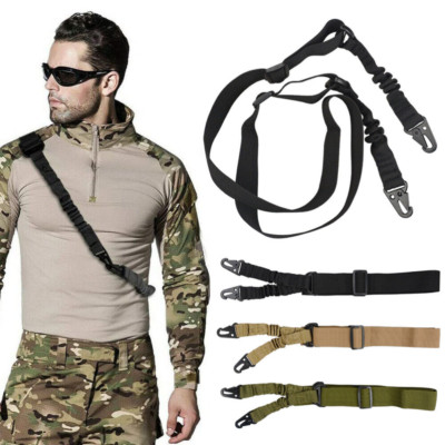 Tactical Rifle Sling 2 Point Gun Shoulder Strap Adjustable Two Point ...