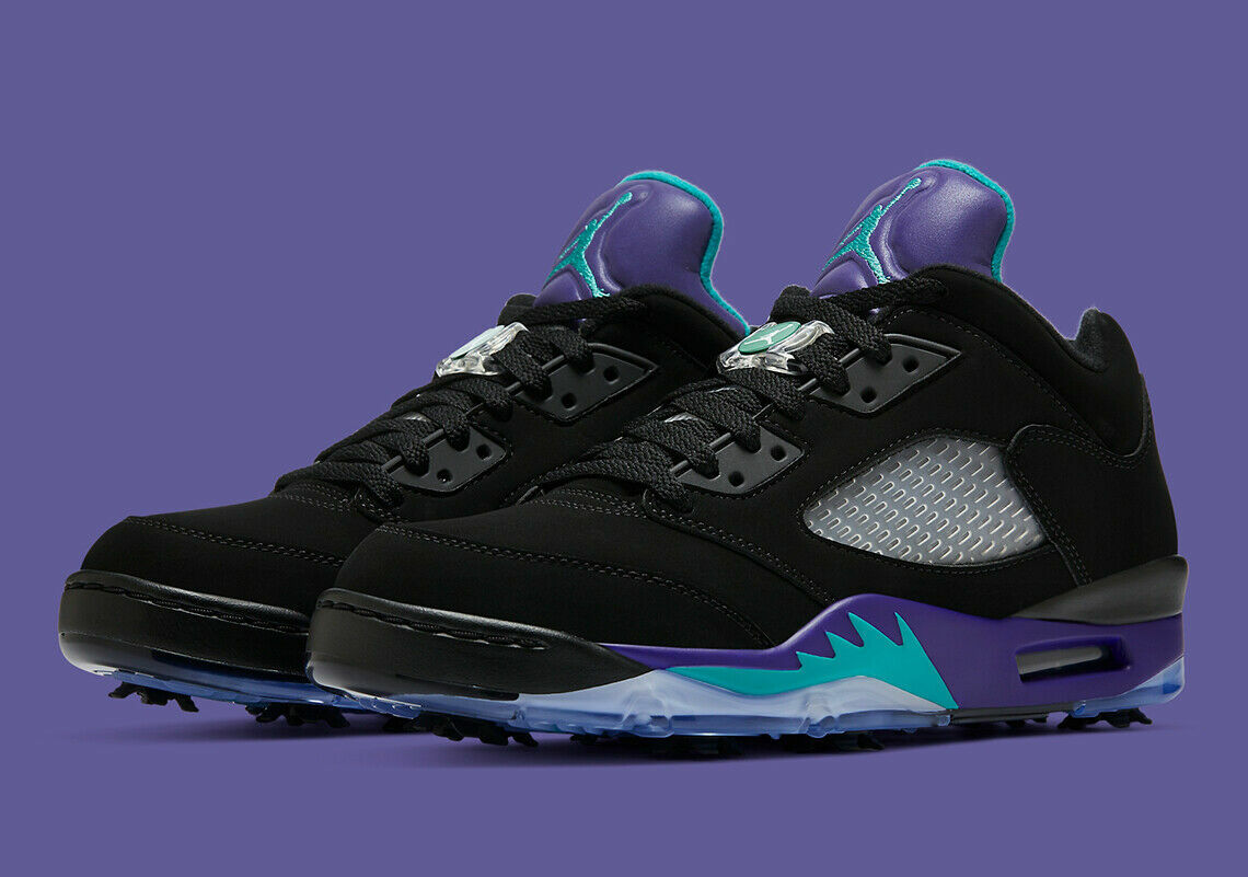 NIKE AIR JORDAN V (5) LOW GOLF.. "GRAPE ICE".. MEN 9 or WOMEN 10.5 ...